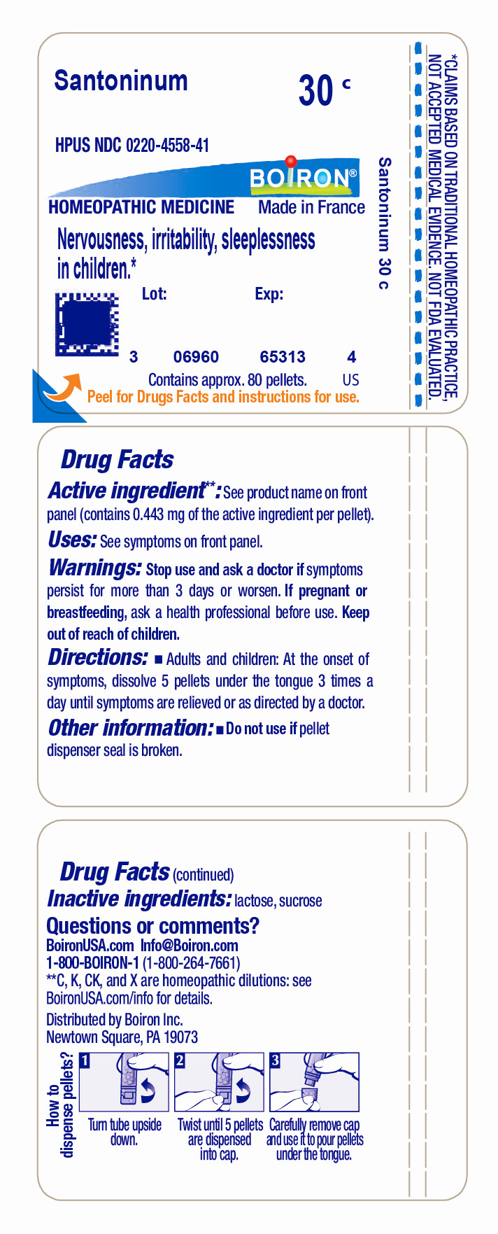 SANTONINUM- santonin pellet