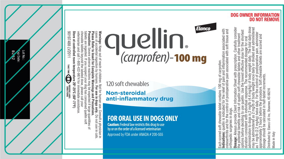 QUELLIN- carprofen tablet, chewable