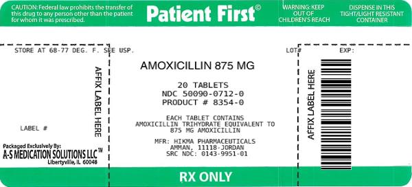 AMOXICILLIN tablet, coated