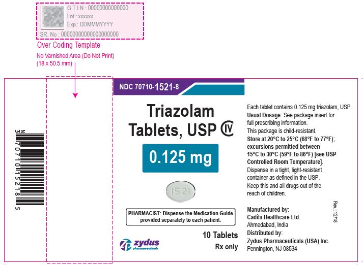 Triazolam by Zydus Pharmaceuticals USA Inc. / Zydus Lifesciences ...