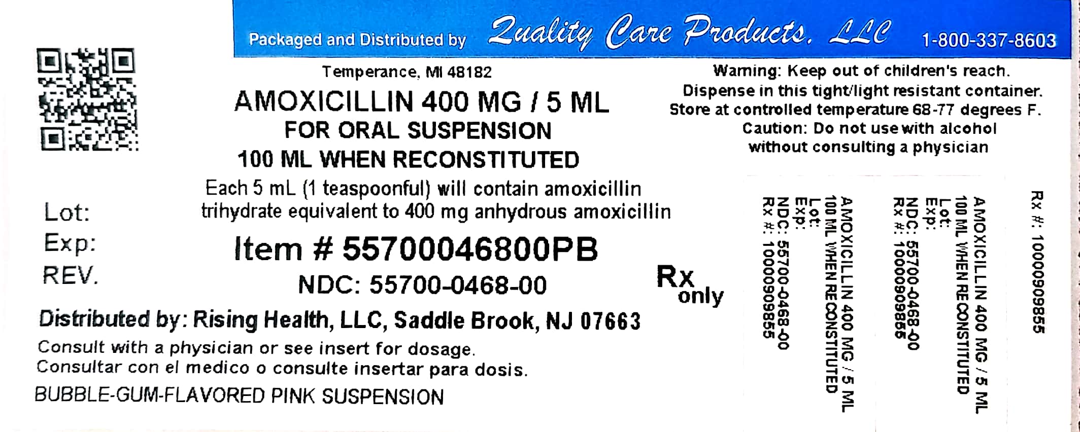 AMOXICILLIN powder, for suspension