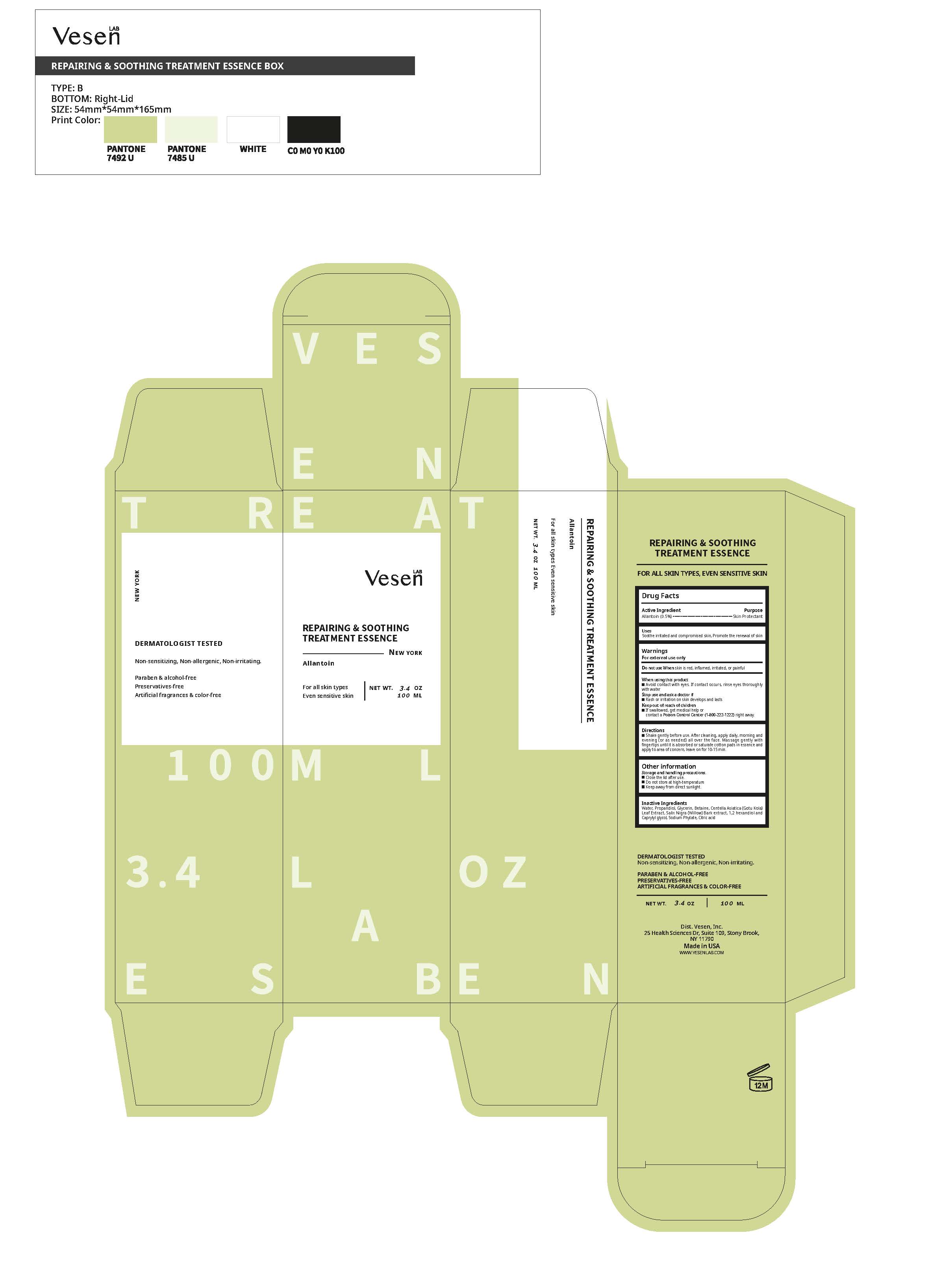 REPAIRING AND SOOTHING TREATMENT ESSENCE- allantoin liquid
