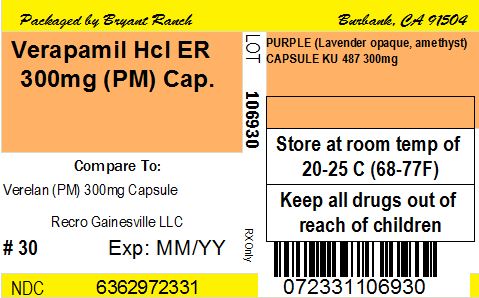 VERAPAMIL HYDROCHLORIDE capsule, extended release