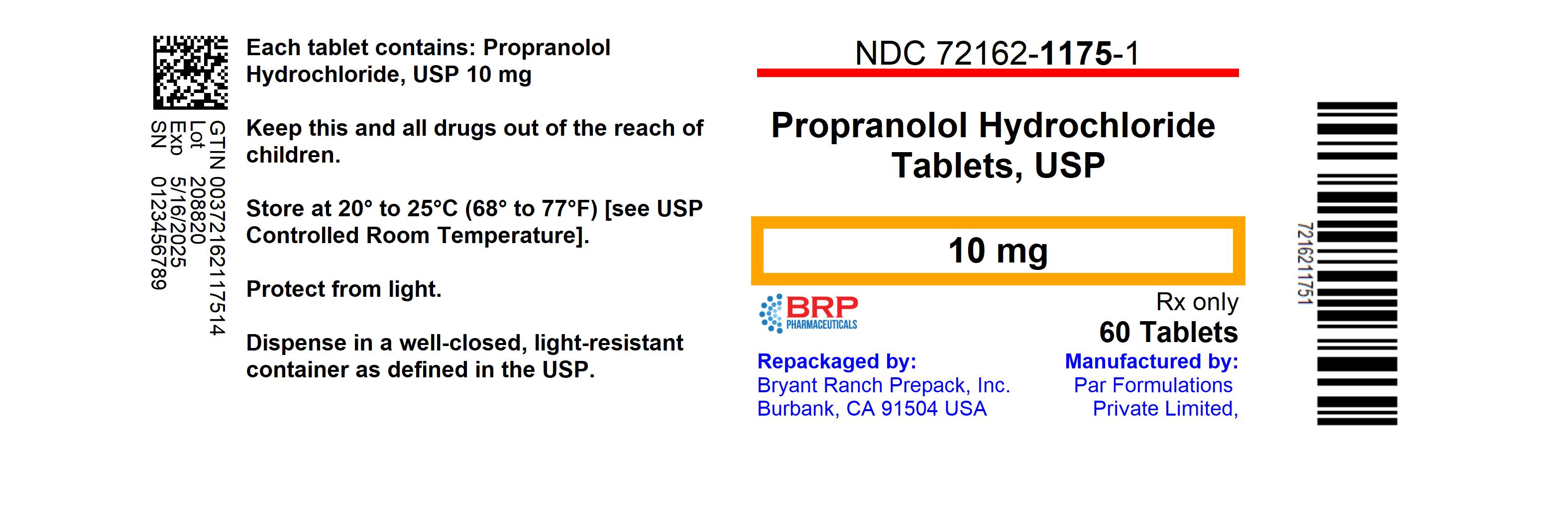 PROPRANOLOL HYDROCHLORIDE tablet