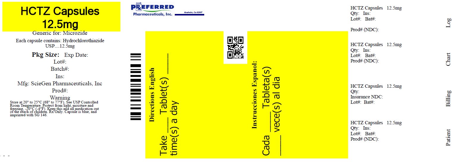 HYDROCHLOROTHIAZIDE capsule