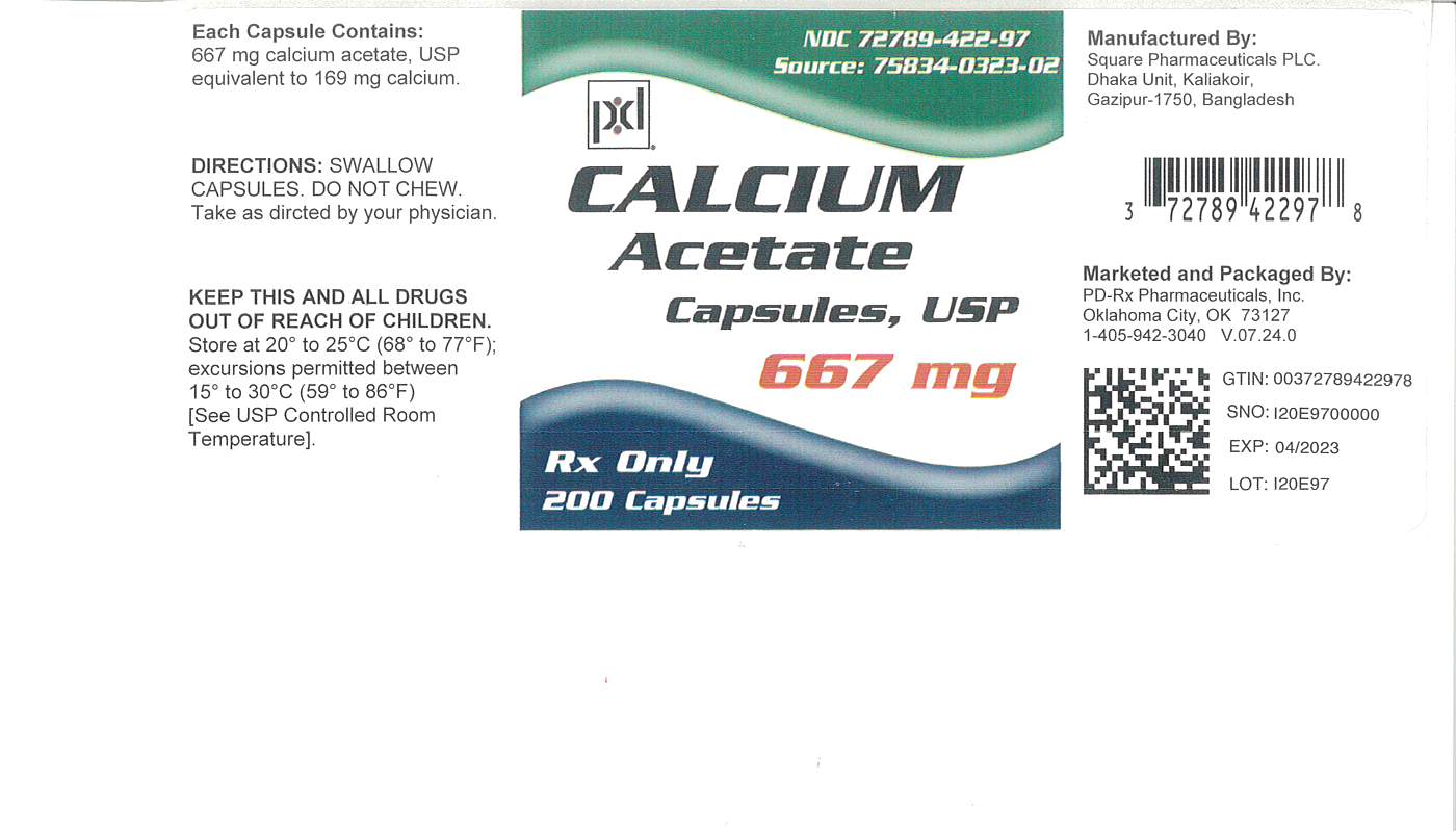 Calcium Acetate by PD-Rx Pharmaceuticals, Inc. CALCIUM ACETATE capsule