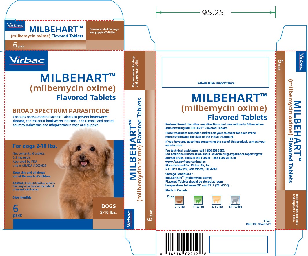 MILBEHART FLAVORED- milbemycin oxime tablet