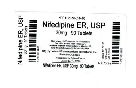 NIFEDIPINE tablet, extended release