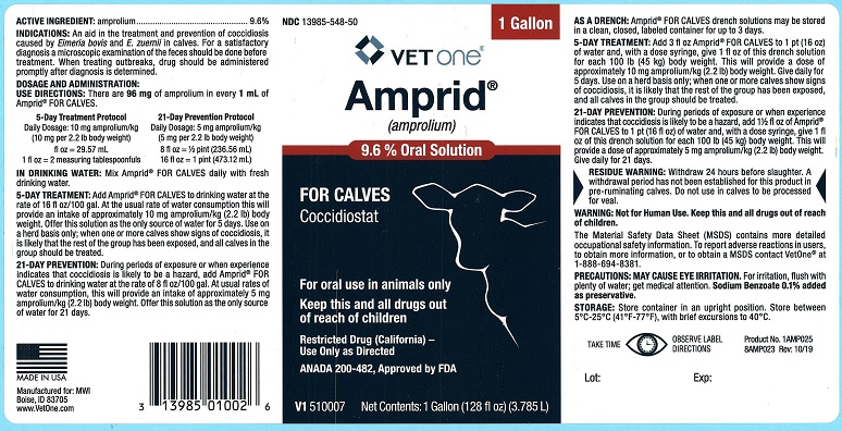 AMPRID FOR CALVES- amprolium solution