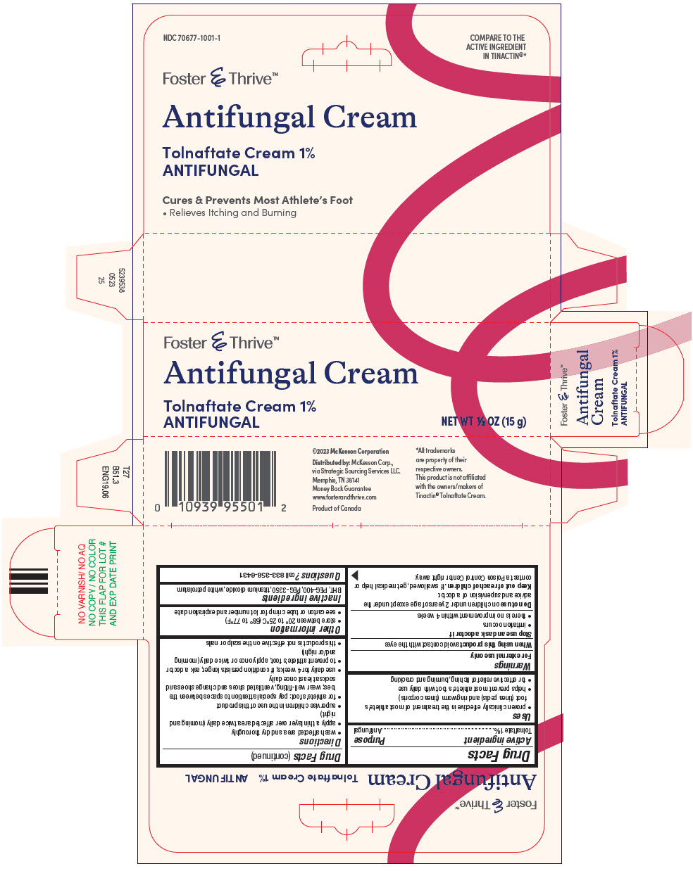 TOLNAFTATE ANTIFUNGAL- tolnaftate cream