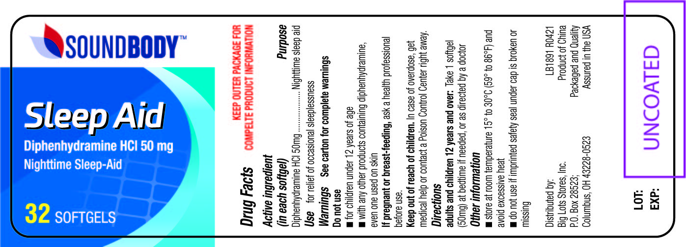 SLEEP AID capsule, liquid filled