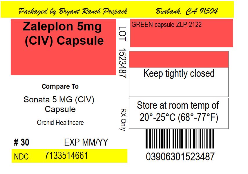 Zaleplon Capsules, USP CIV