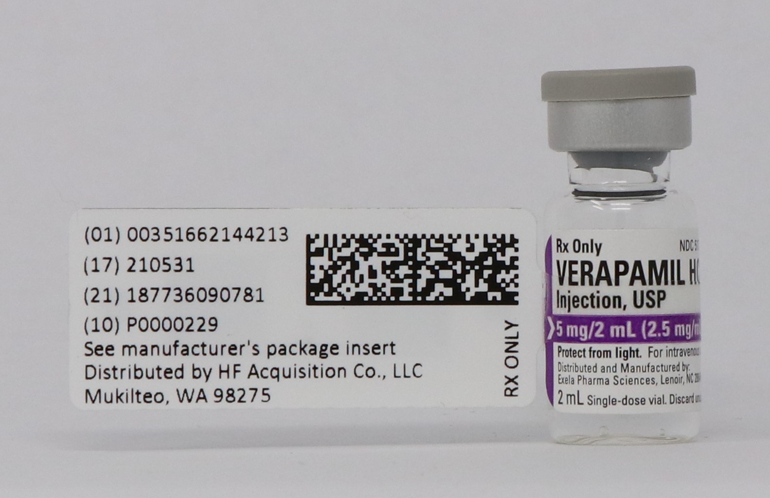 VERAPAMIL HCI by HF Acquisition Co LLC, DBA HealthFirst VERAPAMIL HCI ...