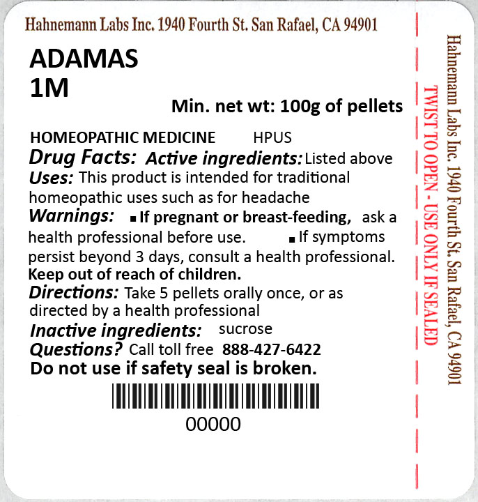 Adamas by Hahnemann Laboratories, Inc. ADAMAS pellet