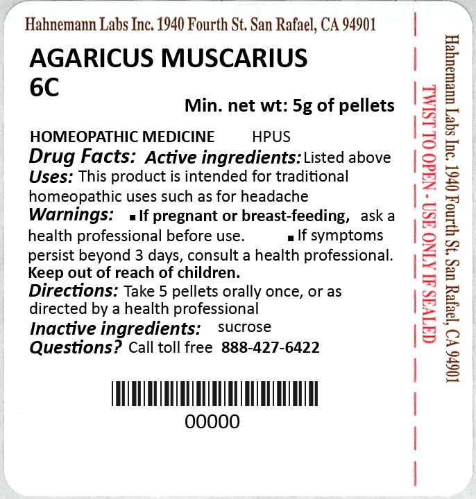 AGARICUS MUSCARIUS pellet