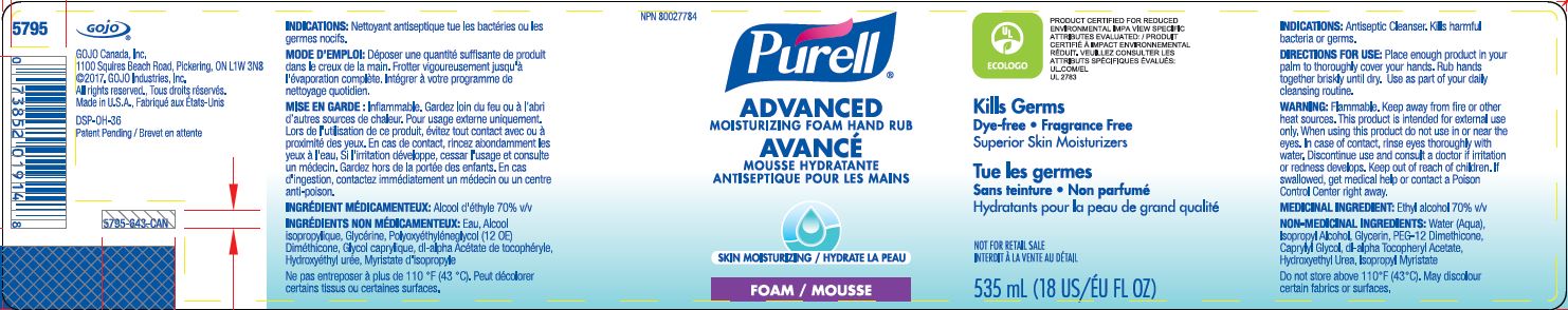 PURELL ADVANCED SKIN NOURISHING INSTANT HAND SANITIZER- alcohol liquid