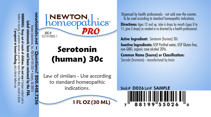 Serotonin (Human) by Newton Laboratories, Inc. SEROTONIN- HUMAN liquid