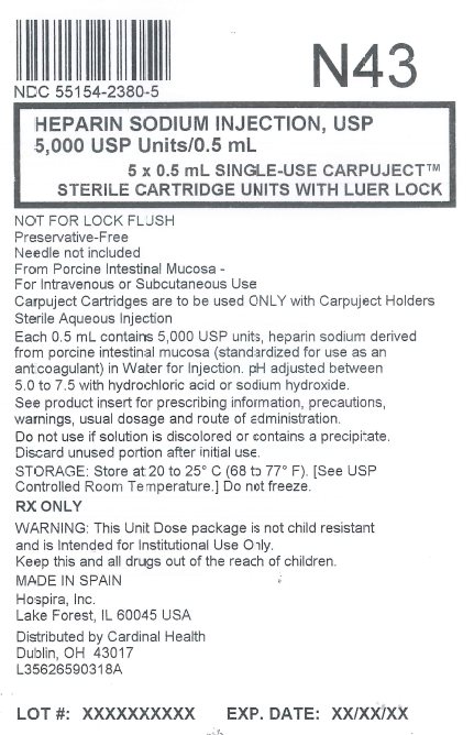 HEPARIN SODIUM injection, solution