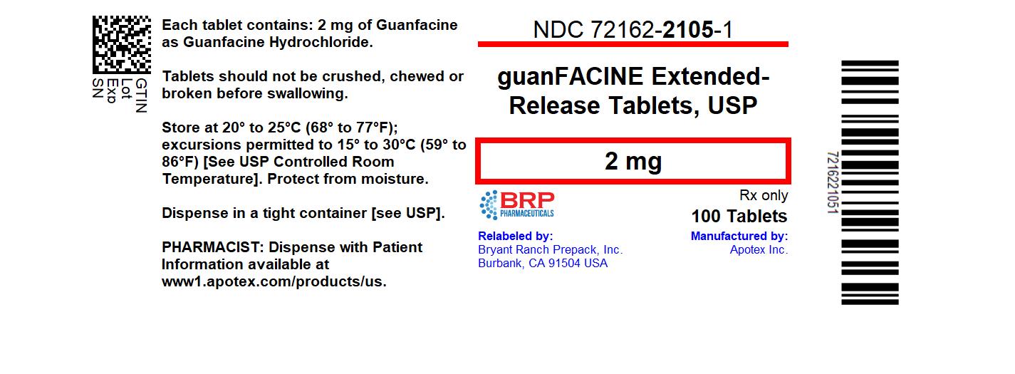 GUANFACINE EXTENDED-RELEASE- guanfacine tablet, extended release