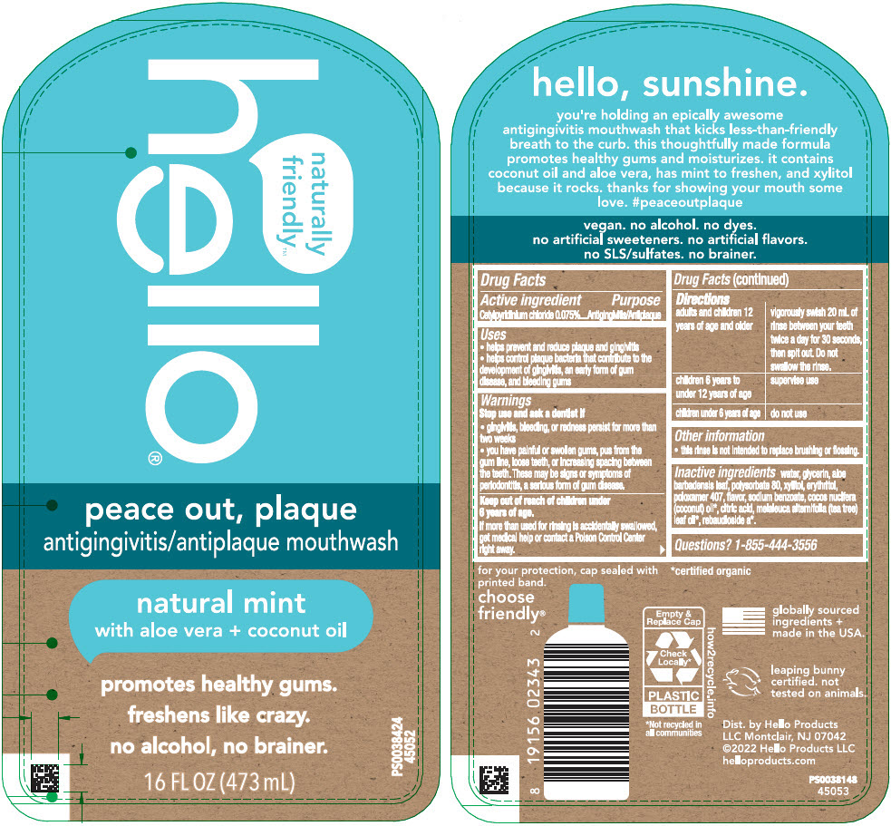 HELLO PEACE OUT PLAQUE PEACE OUT, PLAQUE ANTIGINGIVITIS ...