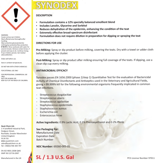 SYNODEX- teat dip liquid