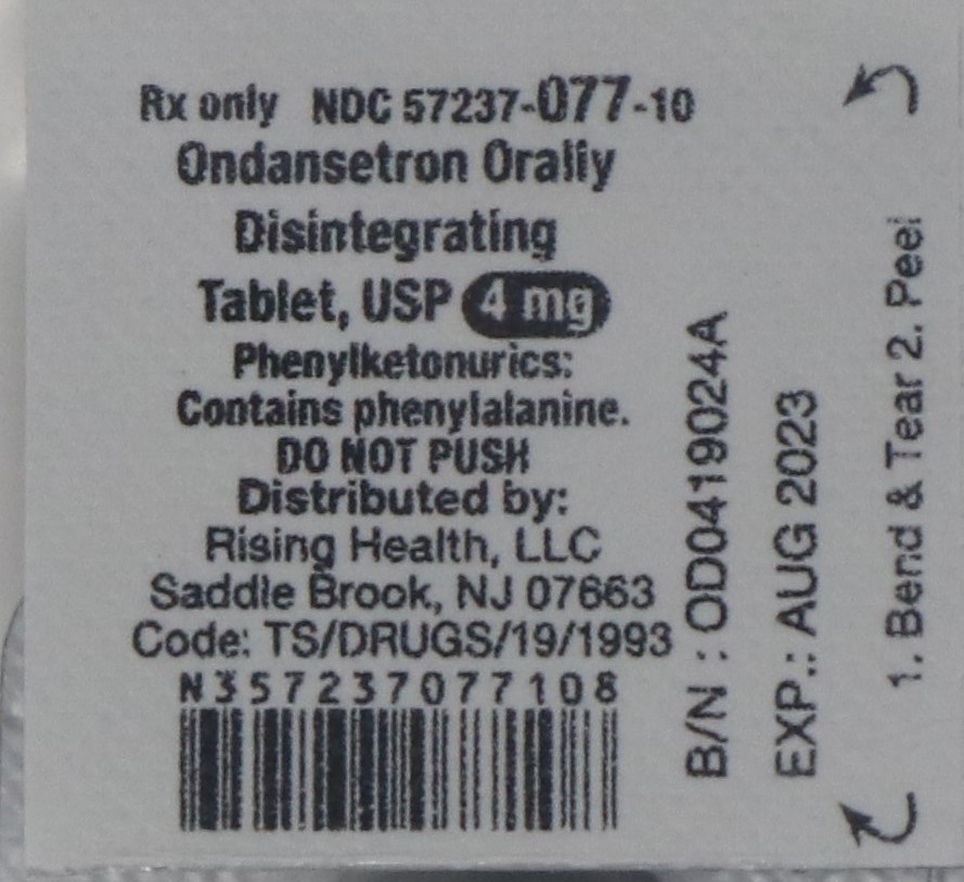 ONDANSETRON tablet, orally disintegrating