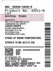 GENTEAL TEARS (MODERATE)- dextran 70, glycerin, hypromellose solution ...