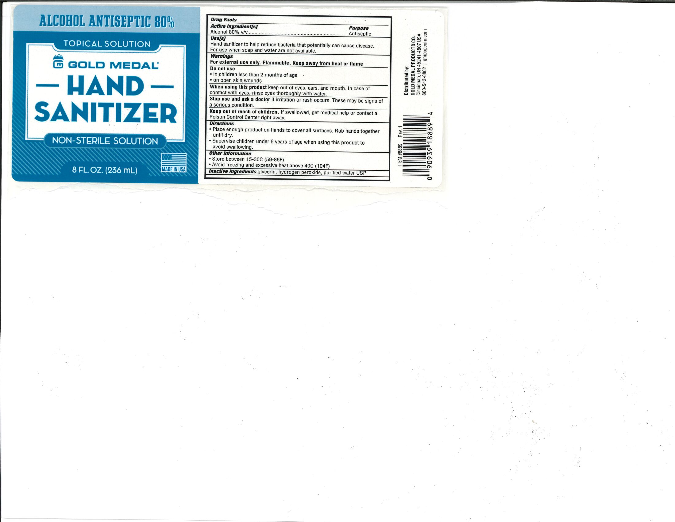 HAND SANITIZER- alcohol solution