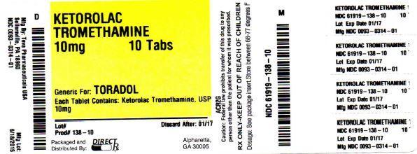 KETOROLAC TROMETHAMINE tablet, film coated