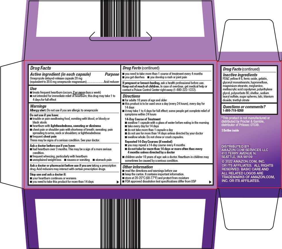BASIC CARE OMEPRAZOLE- omeprazole magnesium capsule, delayed release