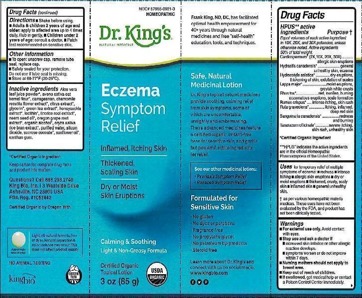 ECZEMA SYMPTOM RELIEF- cardiospermum, hydrastis canadensis, hydrocotyle ...
