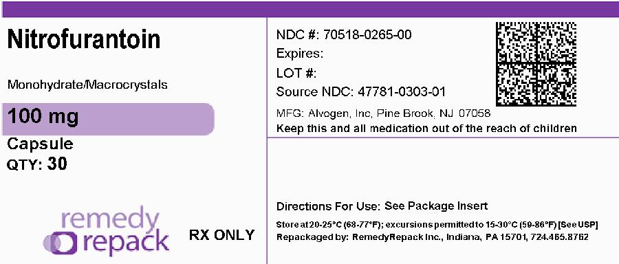 NITROFURANTOIN MONOHYDRATE/ MACROCRYSTALLINE- nitrofurantoin ...