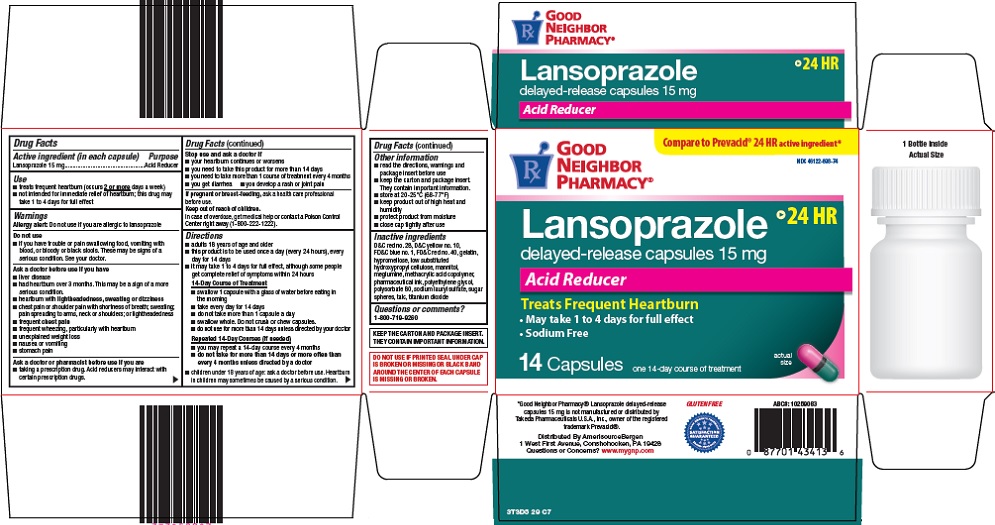 GOOD NEIGHBOR PHARMACY LANSOPRAZOLE- lansoprazole capsule, delayed release