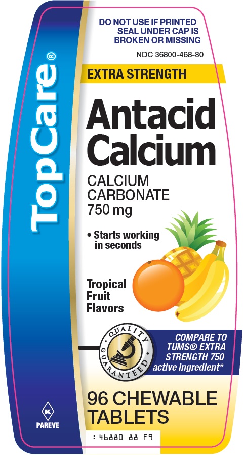 TOPCARE ANTACID CALCIUM- calcium carbonate tablet, chewable