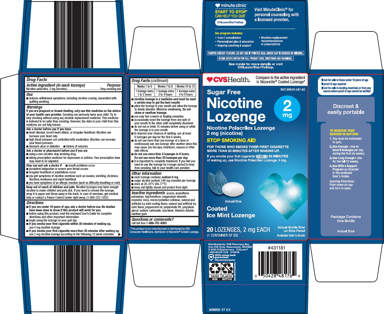 NICOTINE- nicotine polacrilex lozenge
