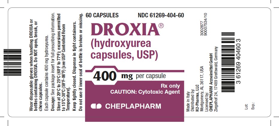 DROXIA- hydroxyurea capsule