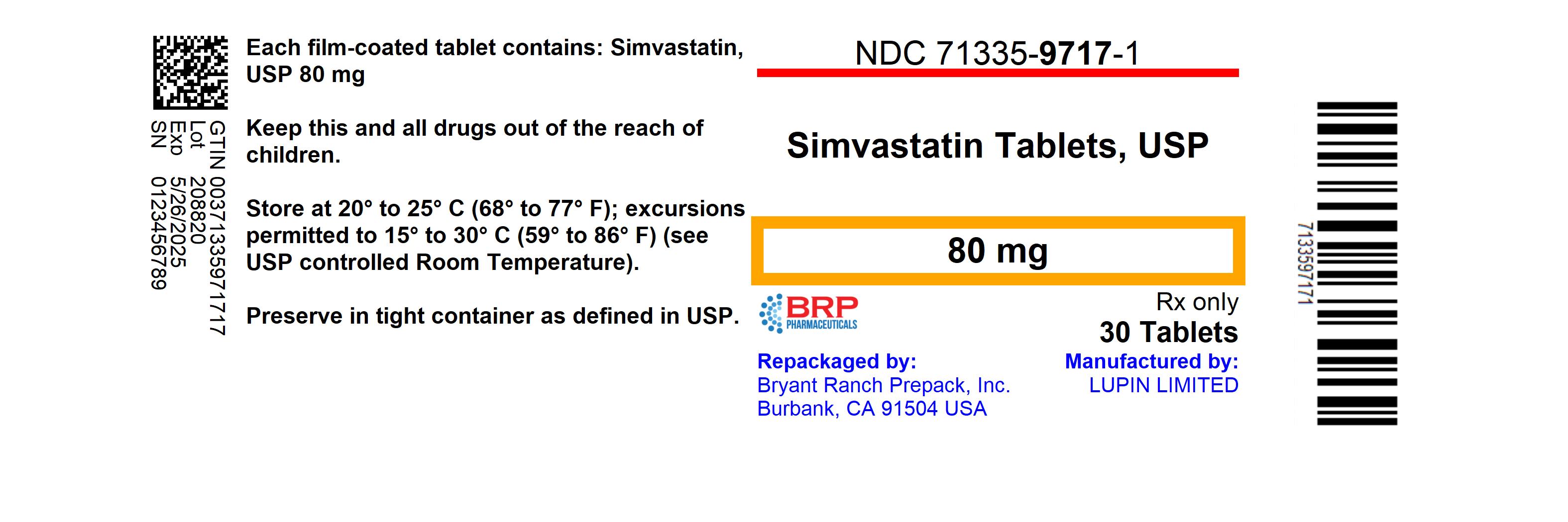 SIMVASTATIN tablet, film coated