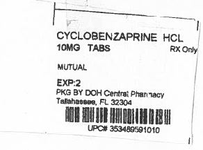 CYCLOBENZAPRINE HYDROCHLORIDE tablet, film coated