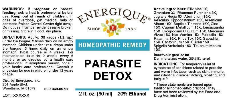 PARASITE DETOX (filix mas, granatum, rhamnus purhiana, juglans regia ...