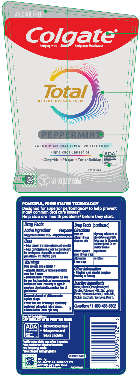 COLGATE TOTAL ACTIVE PREVENTION PEPPERMINT- cetylpyridinium chloride rinse