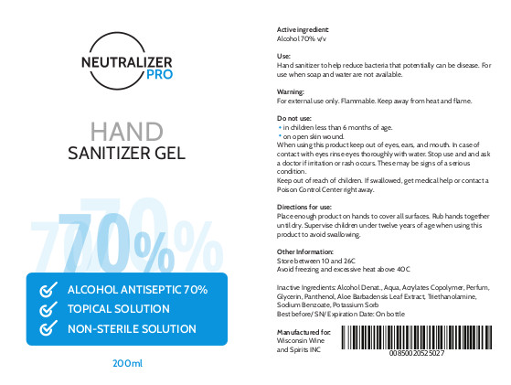 NEUTRALIZER- alcohol gel