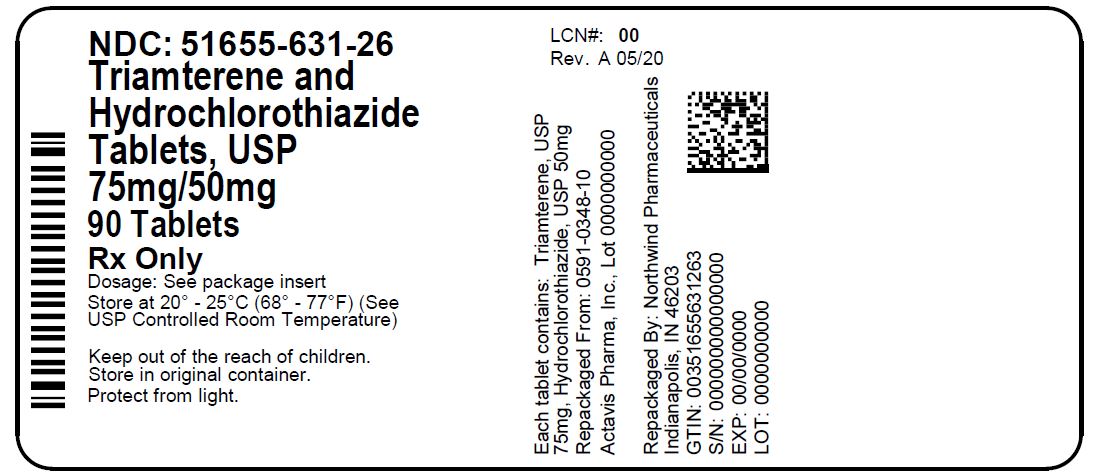 TRIAMTERENE AND HYDROCHLOROTHIAZIDE tablet