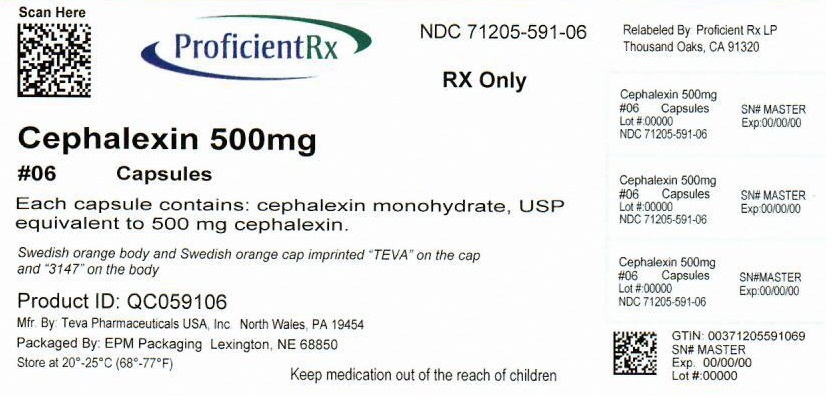 Cephalexin by Proficient Rx LP CEPHALEXIN capsule