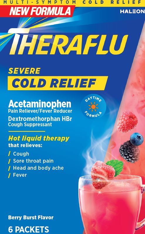 THERAFLU SEVERE COLD RELIEF DAYTIME BERRY BURST- acetaminophen ...