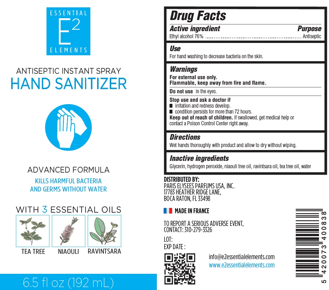 Antiseptic Instant Spray Hand Sanitizer
