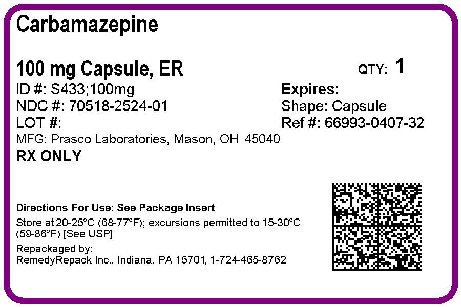 CARBAMAZEPINE capsule, extended release