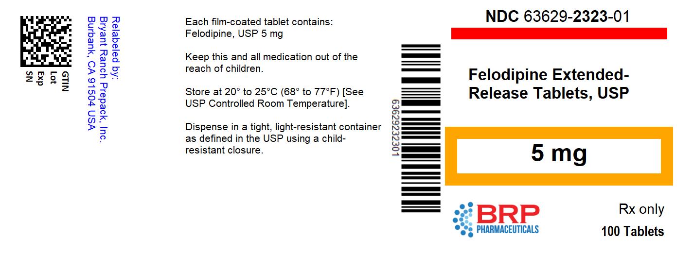 FELODIPINE EXTENDED-RELEASE TABLETS, USP 2.5mg, 5mg and 10mg