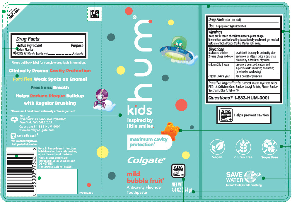 Colgate® Kids Hum® Mild Bubble Fruit® Flavor