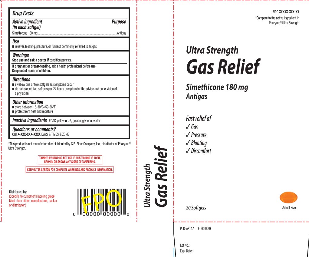 GAS RELIEF- simethicone capsule, liquid filled