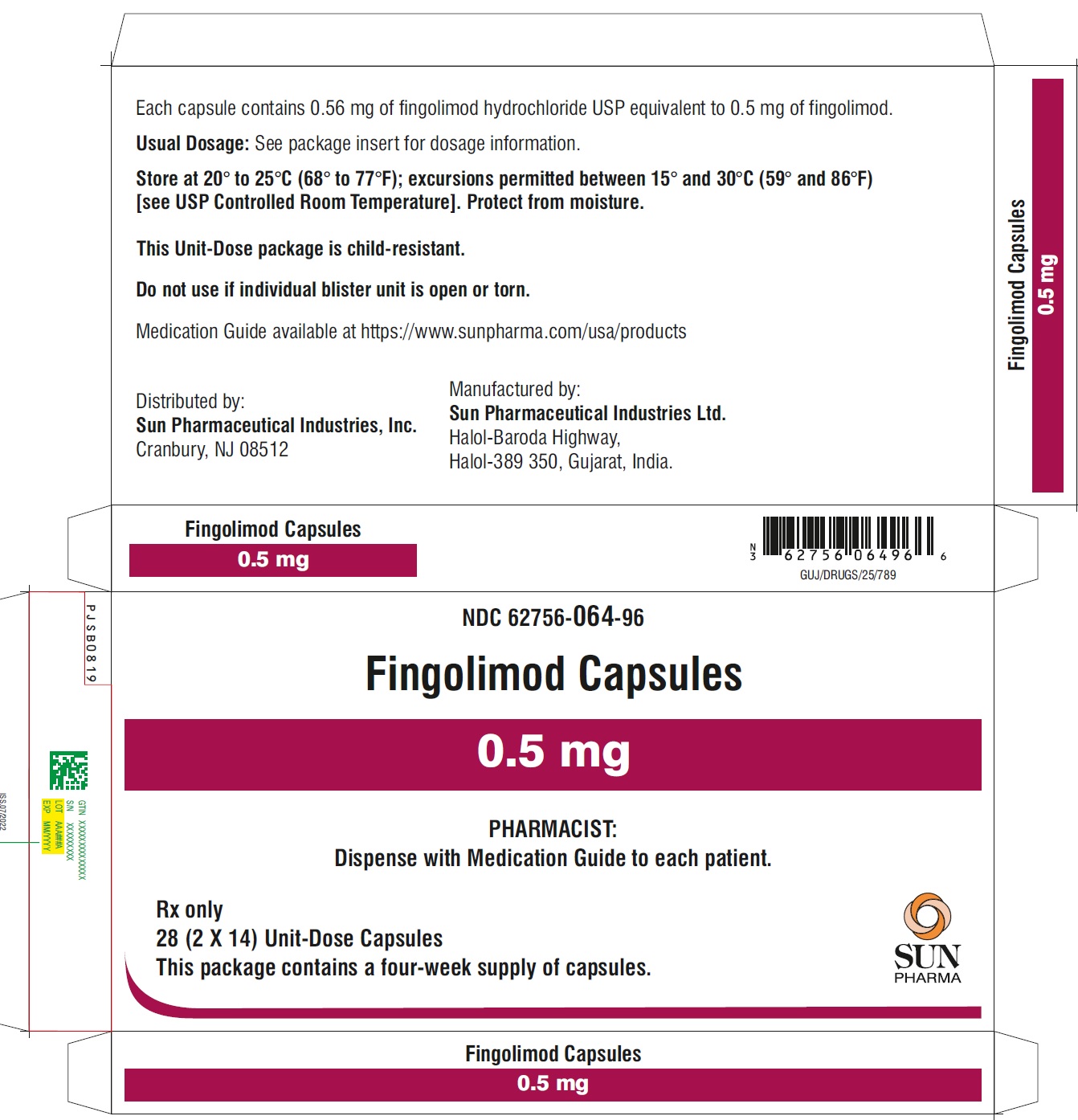 Fingolimod by Sun Pharmaceutical Industries, Inc. / Sun Pharmaceutical ...